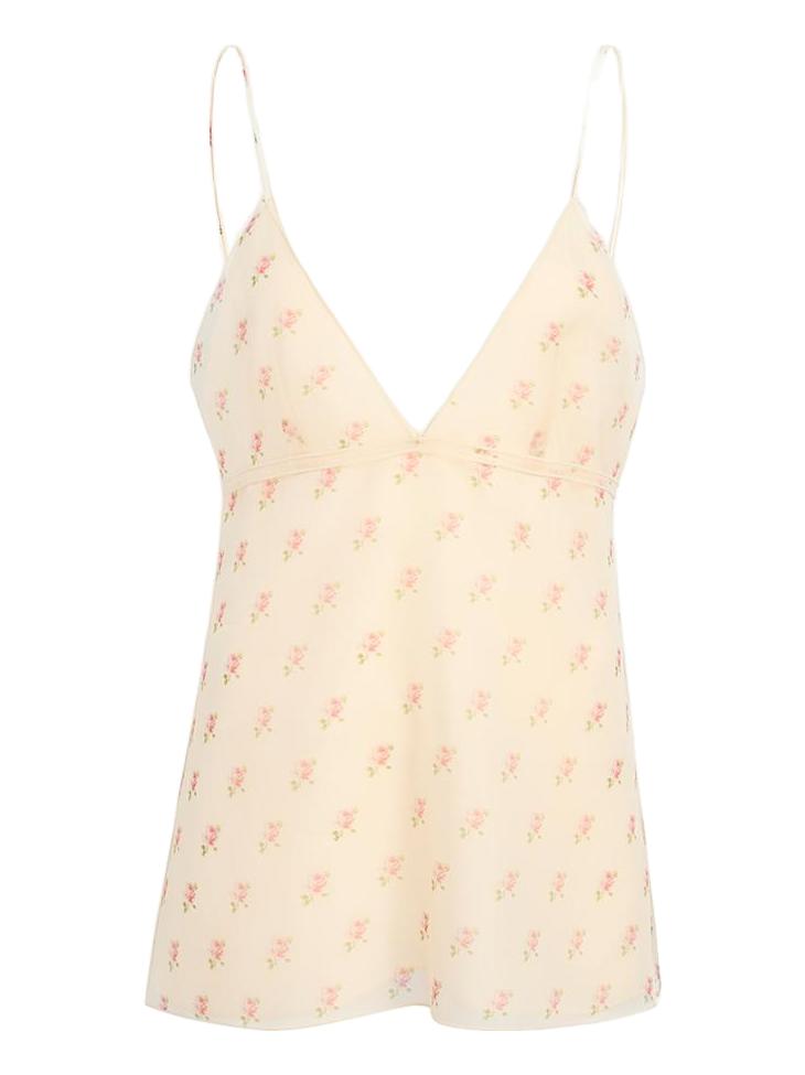 KHAITE timy backless silk tank top